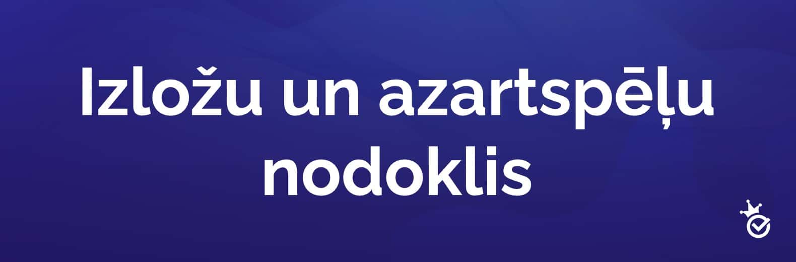 Azartspēļu laimestu aplikšana ar nodokli Latvijā - Latvijas Kazino
